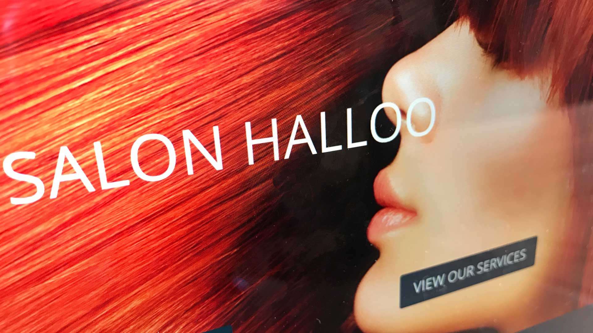 Salon Halloo Website - Lewis Creative